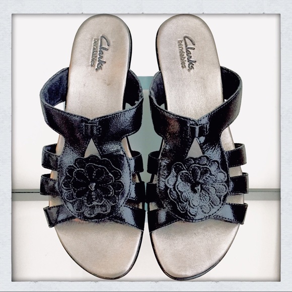 Clarks | Shoes | Clarks Bendables Sandals Leather Upper | Poshmark